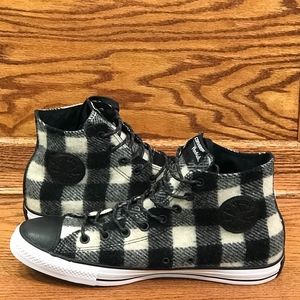 Converse | Shoes | Converse Woolrich Ctas Hi White Black White Shoe ...